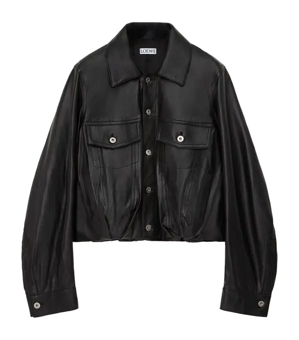 Loewe Relaxed Lambskin Leather Jacket