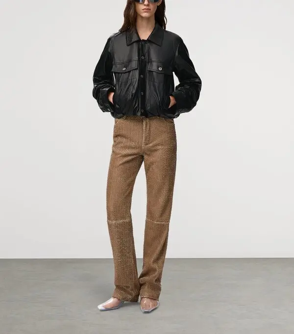 Loewe Relaxed Lambskin Leather Jacket