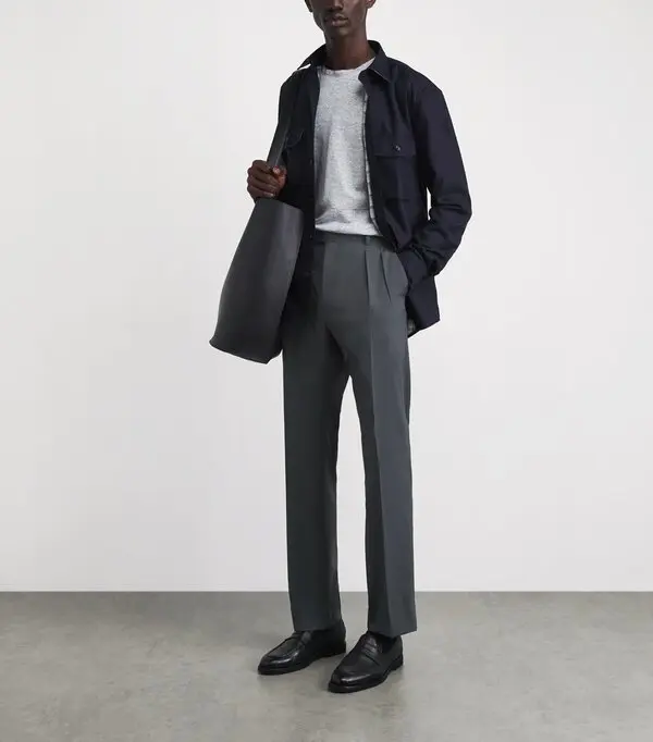 Brioni Wool Tailored Trousers