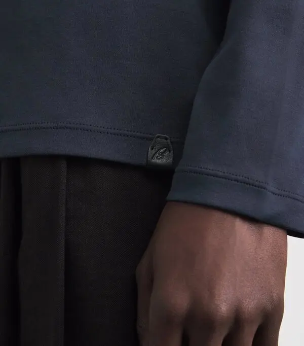 Brioni Cotton Long-sleeve T-shirt - Blue