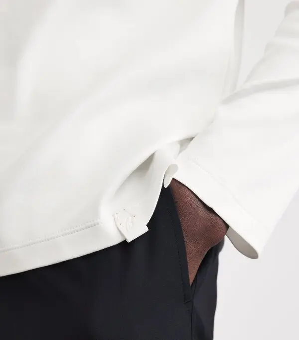 Brioni Sea Island Cotton Long-sleeve T-shirt - White