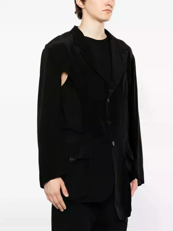 Yohji Yamamoto Asymmetric Hem Blazer