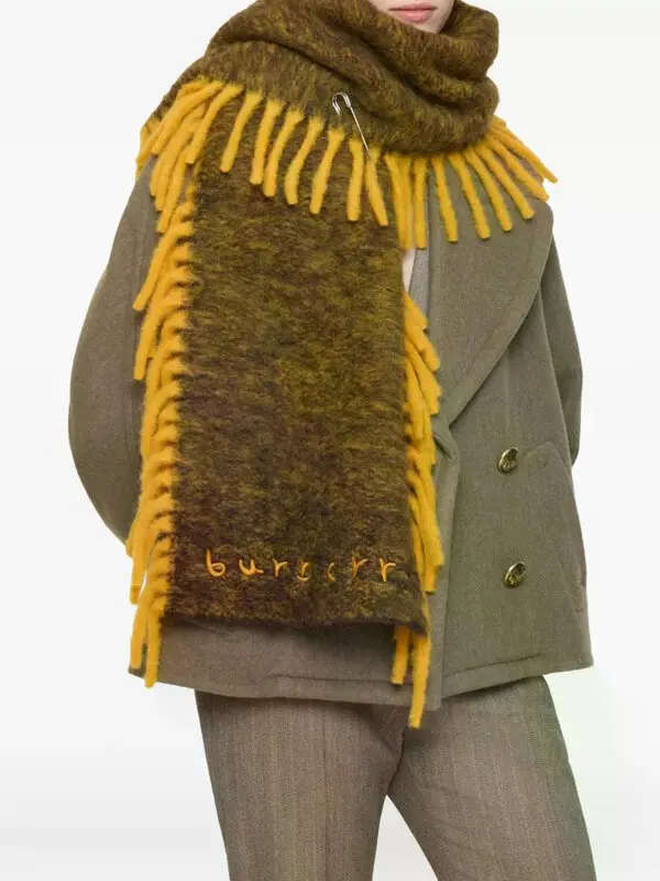 Burberry Alpaca Wool Blend Happy Scarf