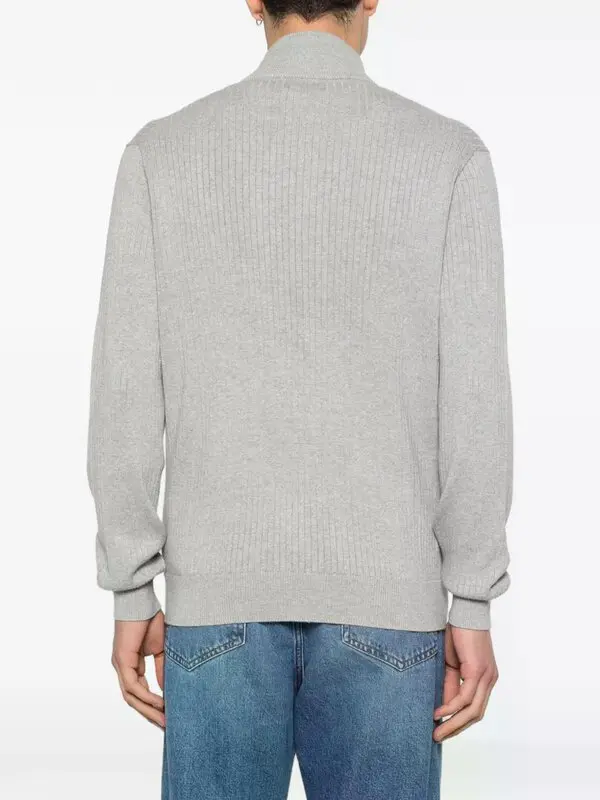 Polo Ralph Lauren Ribbed Knit Zip Cardigan