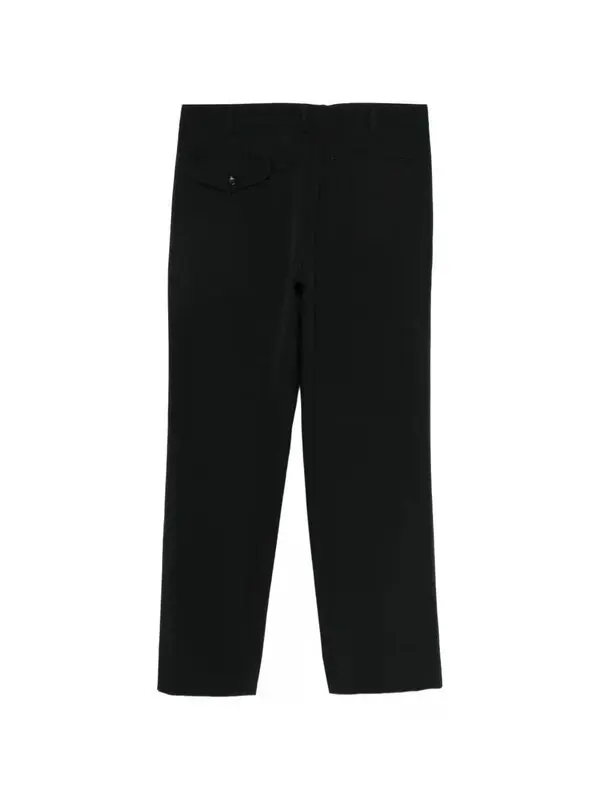 Comme Des Garçons Zip Detail Straight Leg Trousers