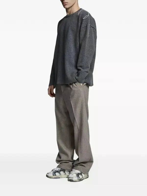 PAURA Riccione Thread-detail Sweater - Grey