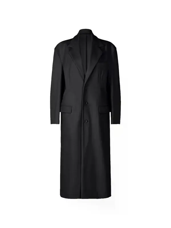 Issey Miyake Simple Ensemble Single-breasted Coat