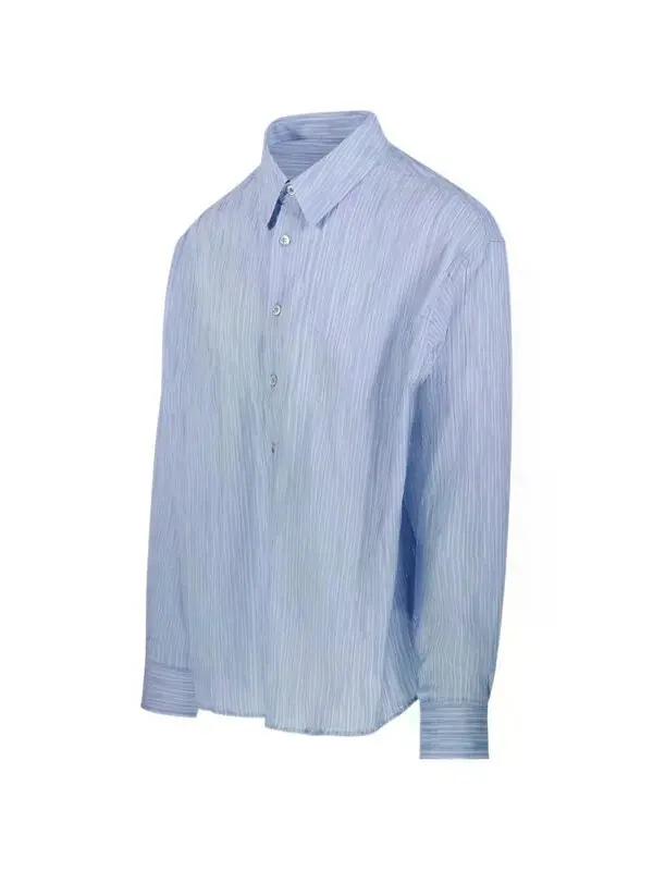 COOR Striped-pattern Buttoned Shirt