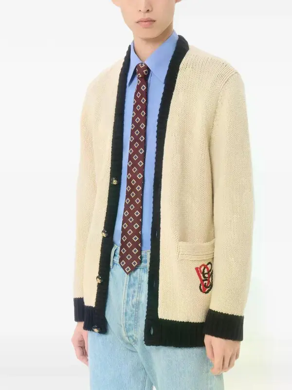 Valentino Garavani Jacquard Neck Tie - Red