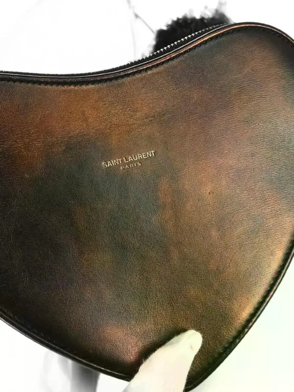 Saint Laurent 2018 Love Heart Shoulder Bag - Black
