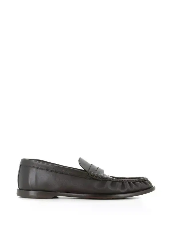 Paul Smith Leather Loafers With Braided Trim