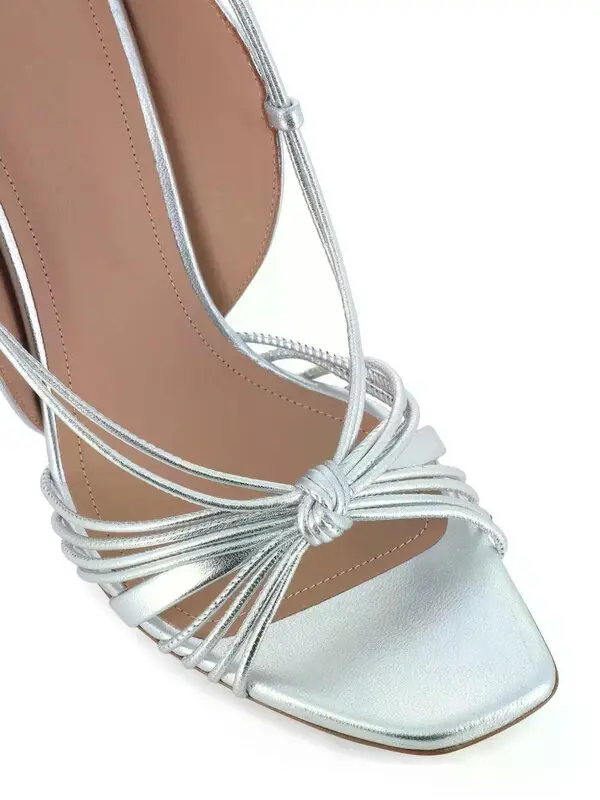 MALONE SOULIERS Nomi Metallic Leather Sandals