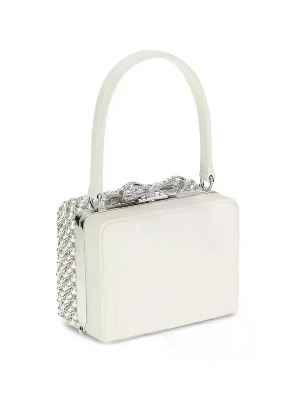 SELF-PORTRAIT Pearl Embellished Micro Bag