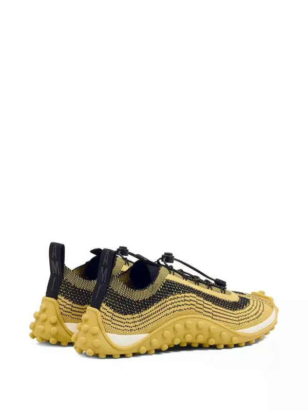 AMI Paris Mirage Lace-up Sneakers - Yellow