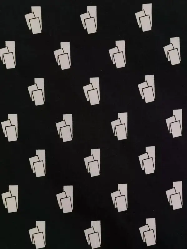 Giorgio Armani 2000s Geometric Silk Handkerchief