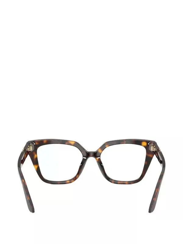 Emporio Armani Square Frame Eyeglasses - Brown