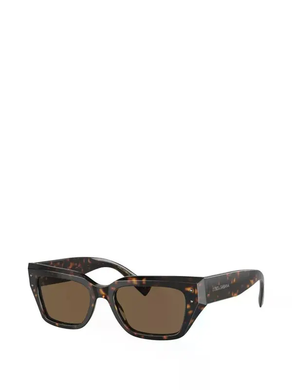 Dolce & Gabbana Studded Square Frame Sunglasses
