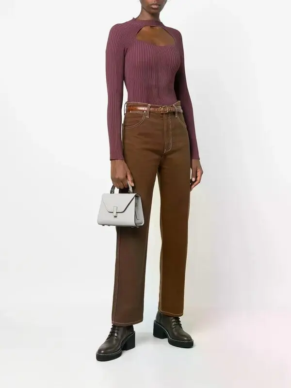 VALEXTRA Leather Crossbody Bag