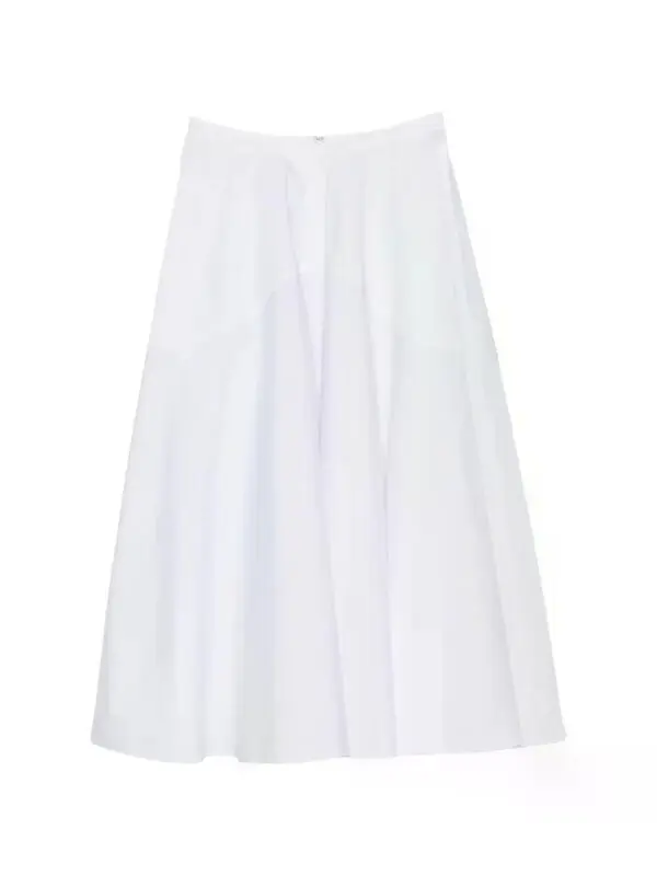 Bite Studios Zip-fastening A-line Midi Skirt