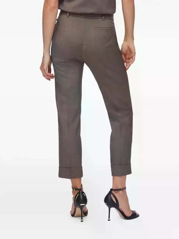 Liu Jo Mélange Fabric Tailored Trousers