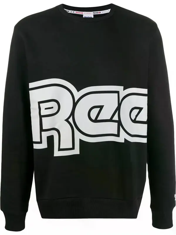 REEBOK Retro Logo Print Sweatshirt
