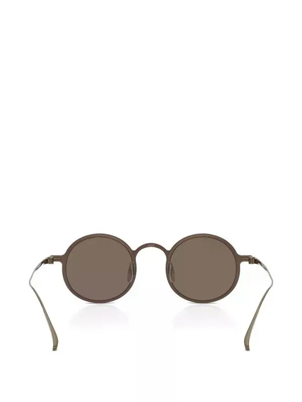 Giorgio Armani Round Frame Sunglasses - Brown