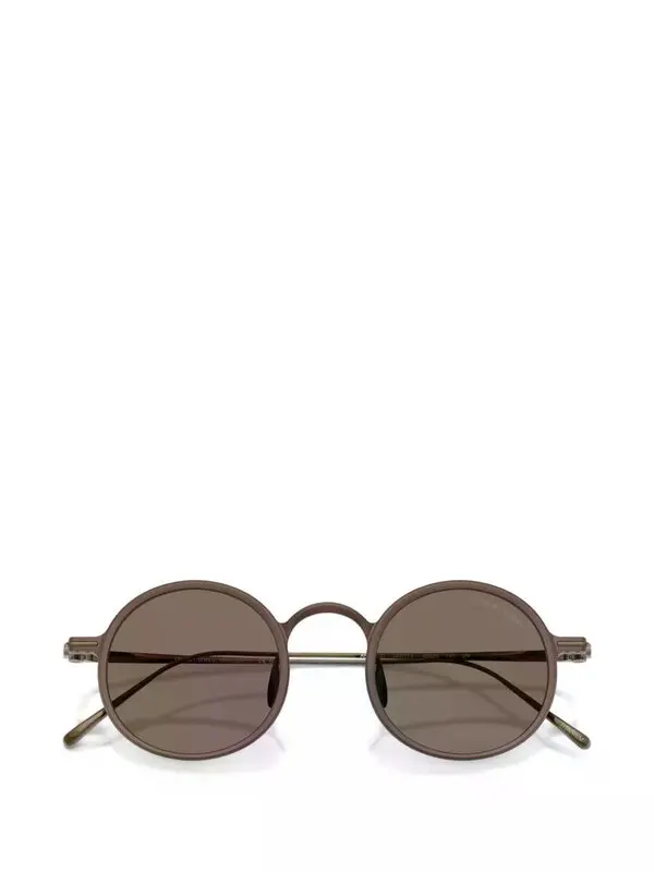 Giorgio Armani Round Frame Sunglasses - Brown