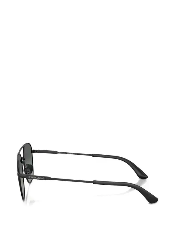 Giorgio Armani Double Bridge Round Frame Sunglasses