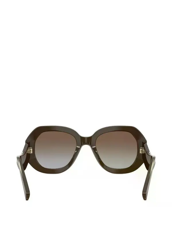 Giorgio Armani Geometric Sunglasses - Brown