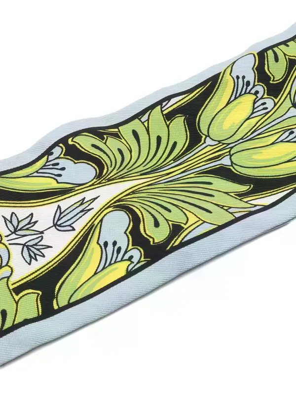 Prada 2010s Floral-print Scarf