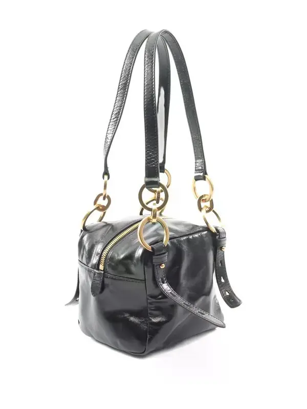 Prada Leather Zip-up Tote Bag
