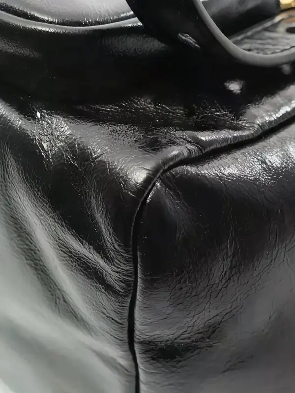 Prada Leather Zip-up Tote Bag