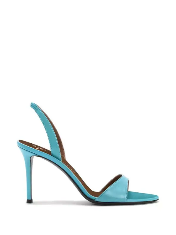 GIUSEPPE ZANOTTI Lilibeth Slingback Sandals - Blue
