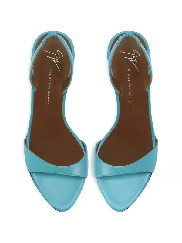 GIUSEPPE ZANOTTI Lilibeth Slingback Sandals - Blue