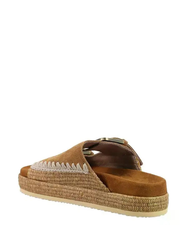 Mou Buckle Detail Platform Sandals