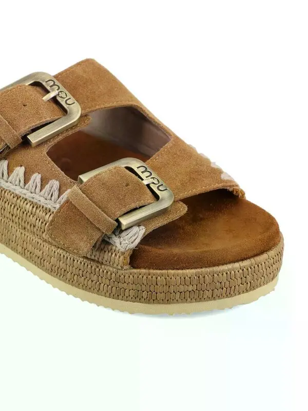 Mou Buckle Detail Platform Sandals
