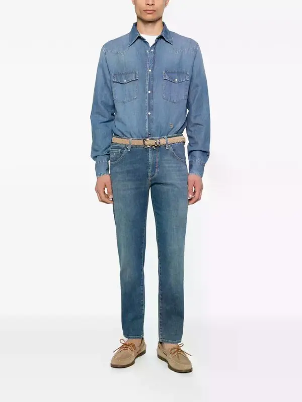 Jacob Cohen Point-collar Denim Shirt