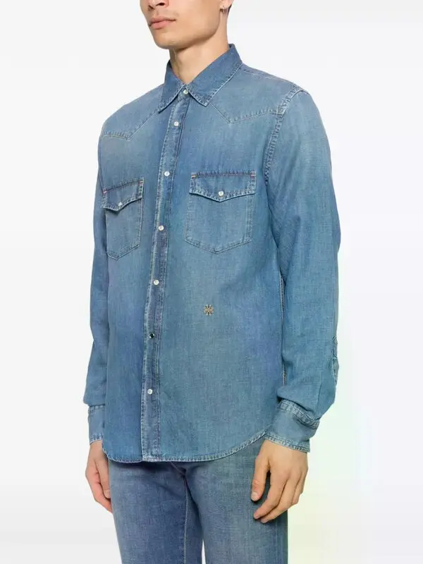 Jacob Cohen Point-collar Denim Shirt