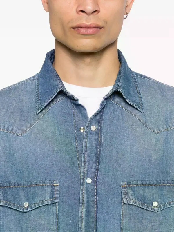 Jacob Cohen Point-collar Denim Shirt