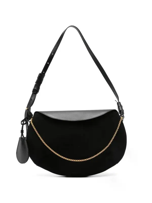 NEOUS Libra Chain Detail Shoulder Bag - Black