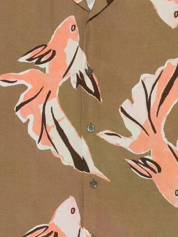 Paul Smith Fish Print Shirt