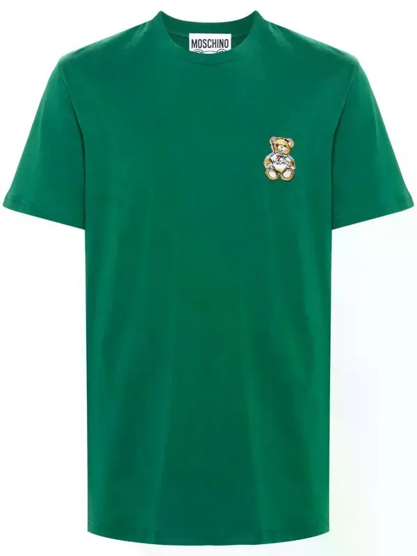 Moschino Teddy Bear-patch Cotton T-shirt