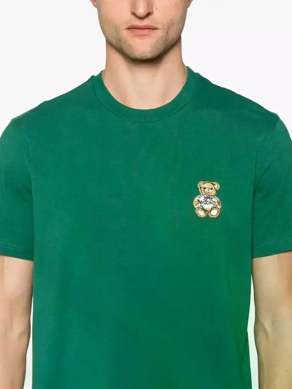 Moschino Teddy Bear-patch Cotton T-shirt