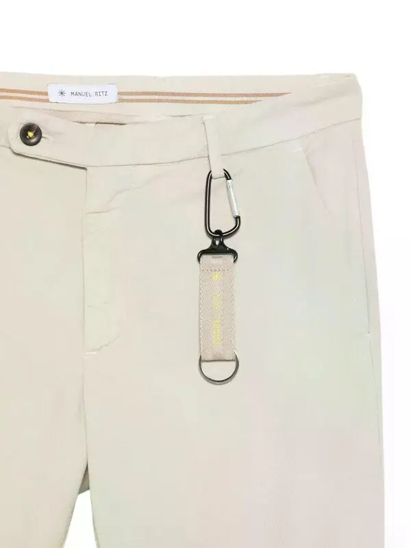 MANUEL RITZ Zip-fly Trousers With Belt Loops