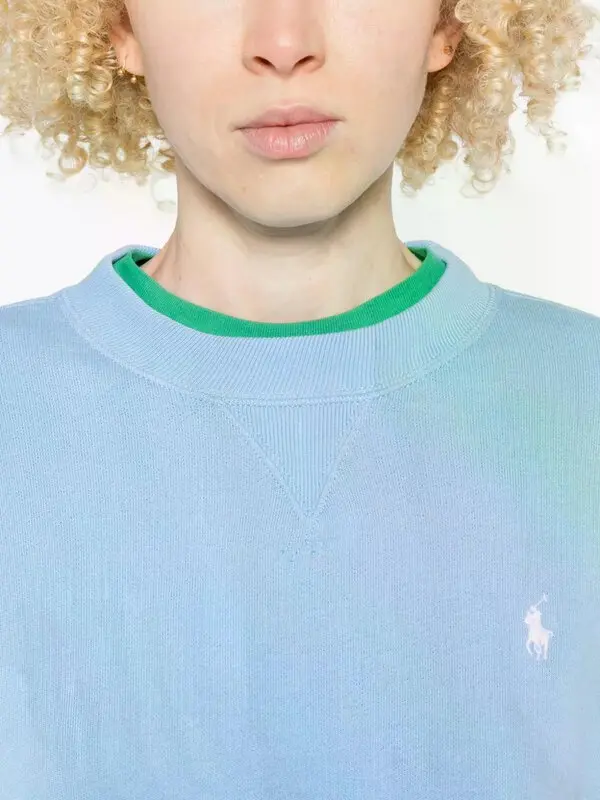 Polo Ralph Lauren Crewneck Logo Sweater - Blue