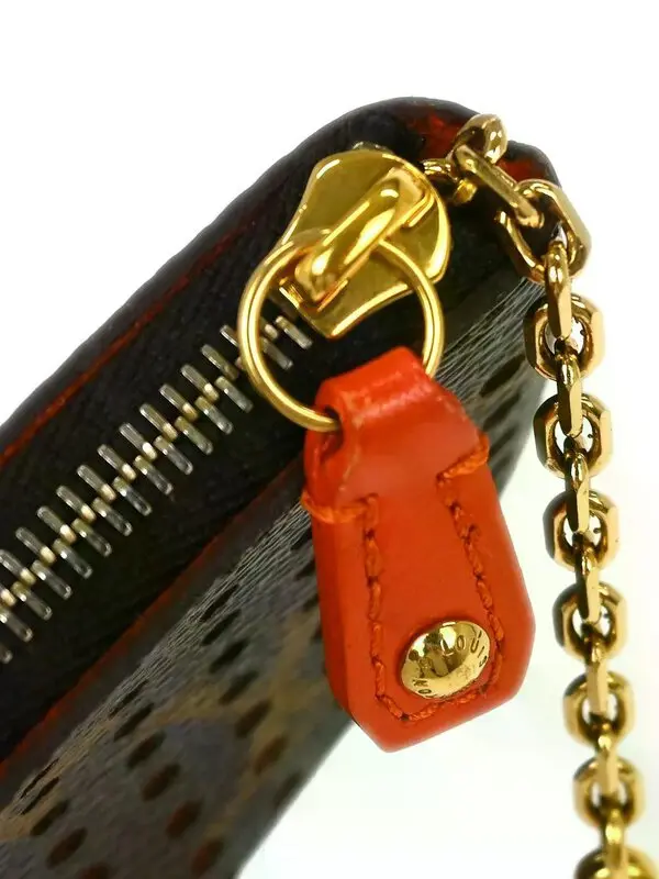 LOUIS VUITTON 2008 Cles Monogram Perforated Coin Purse