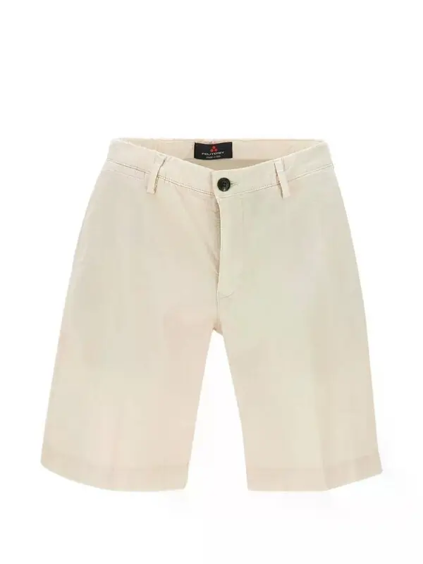 Peuterey Blane Cotton Shorts - Neutrals