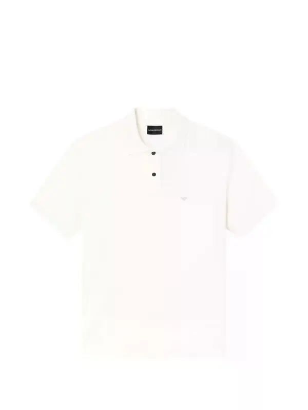 Emporio Armani Slim-fit Piqué Polo Shirt - Neutrals