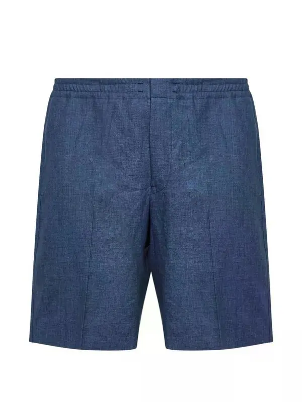Zegna Elasticated Drawstring Shorts - Blue