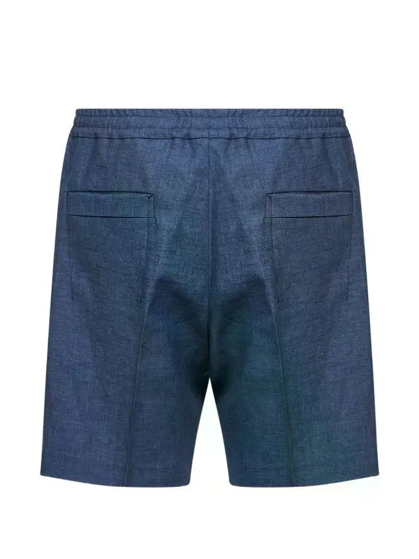 Zegna Elasticated Drawstring Shorts - Blue